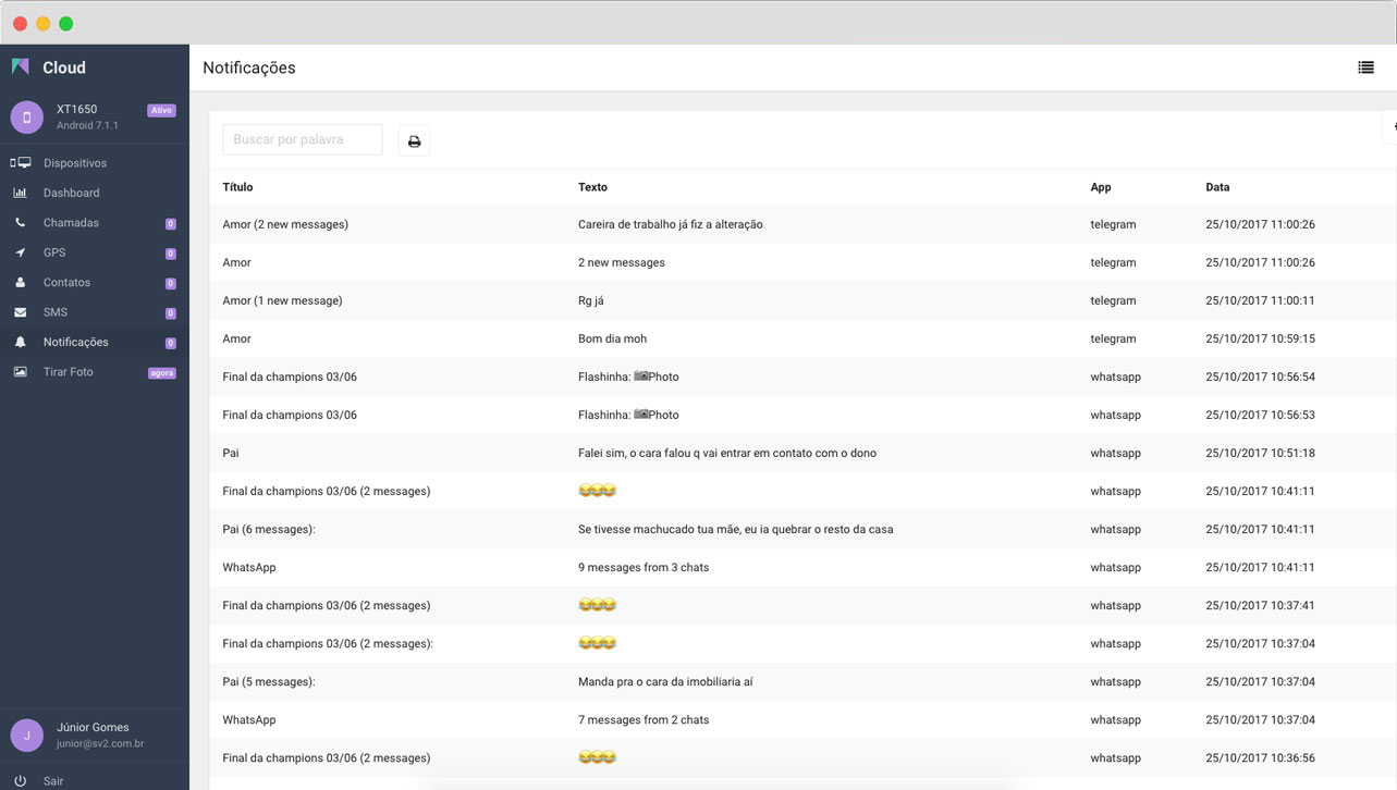 wSpy Programa Espião de Celular e Computador - WT Software